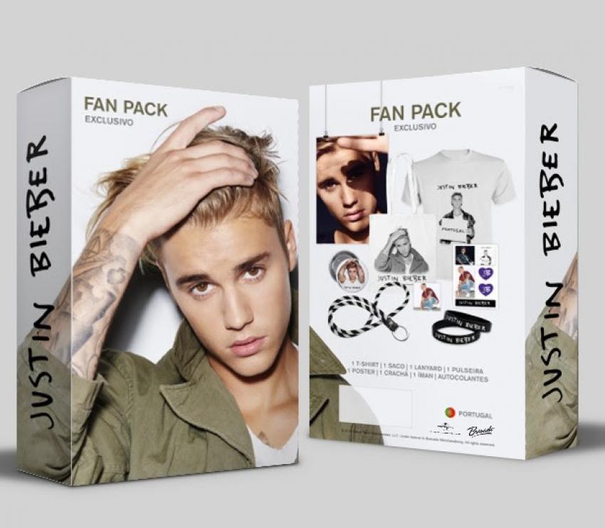 Justin Bieber lança pack exclusivo para Portugal